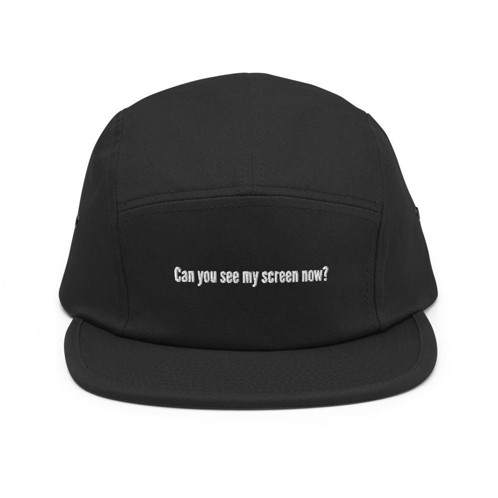 Can you see my screen now? Five Panel Hat – Just Another Cap Store