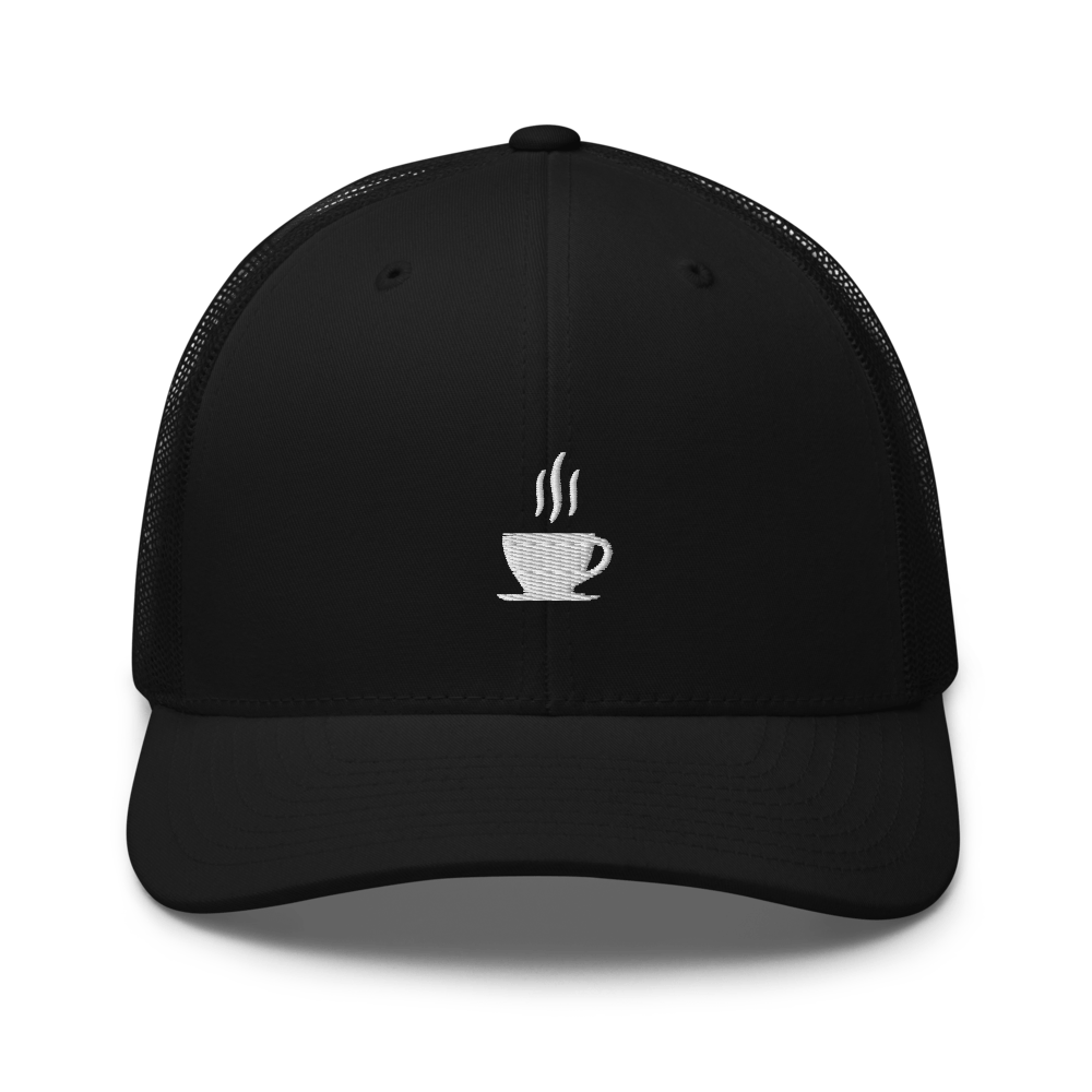 Coffee Cup Trucker Cap – Just Another Cap Store
