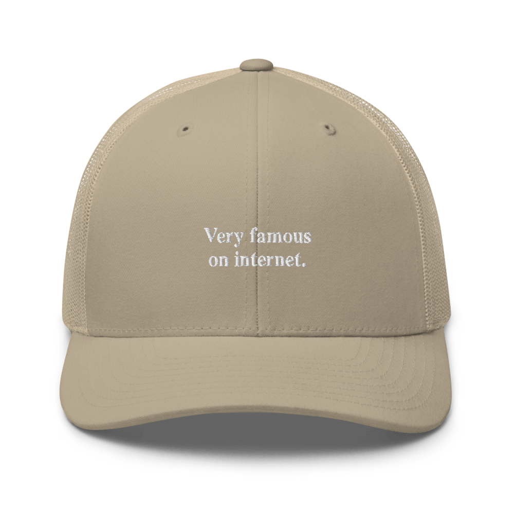 Very famous on internet Trucker Cap – Just Another Cap Store
